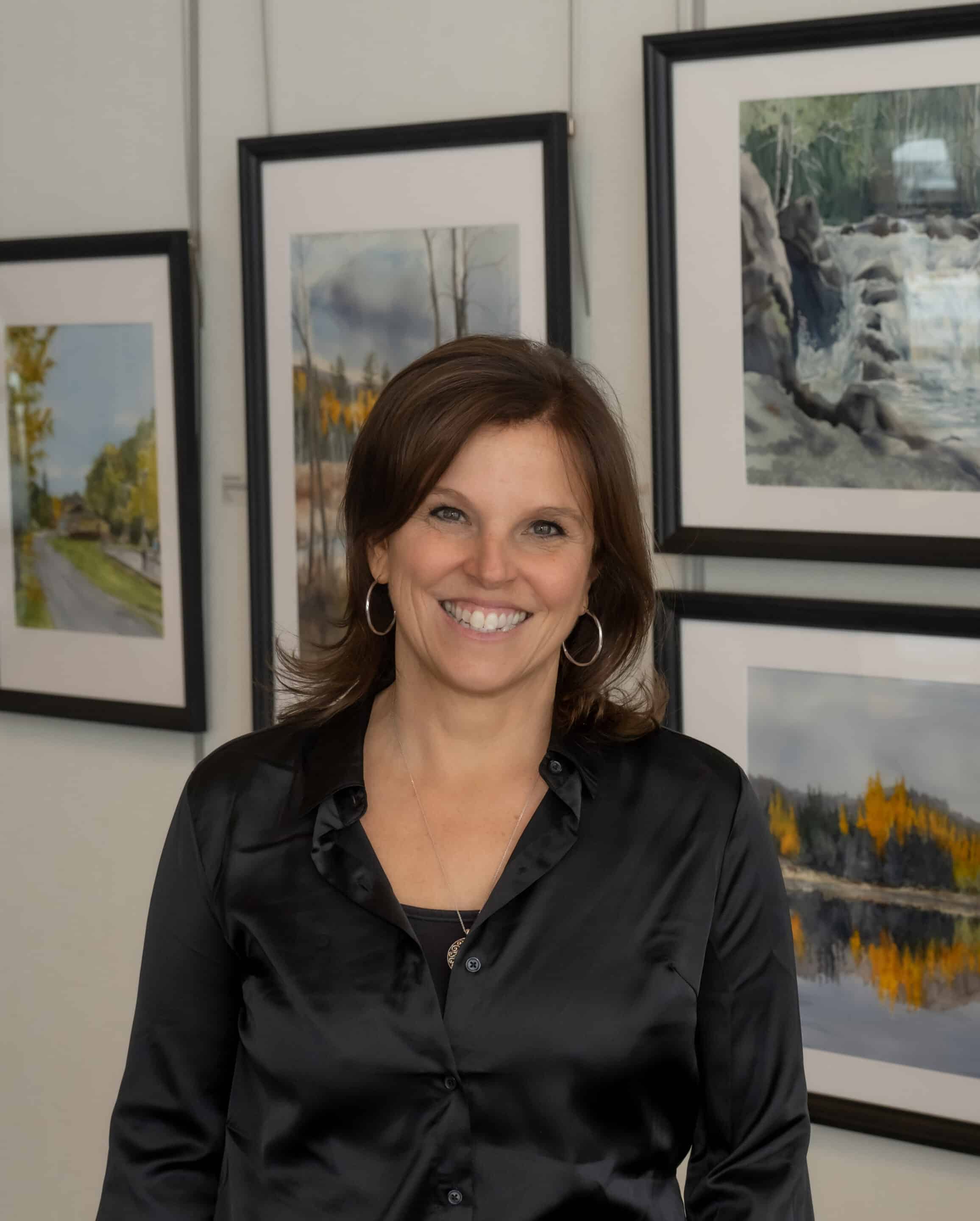 Anne Berberi peint son nord