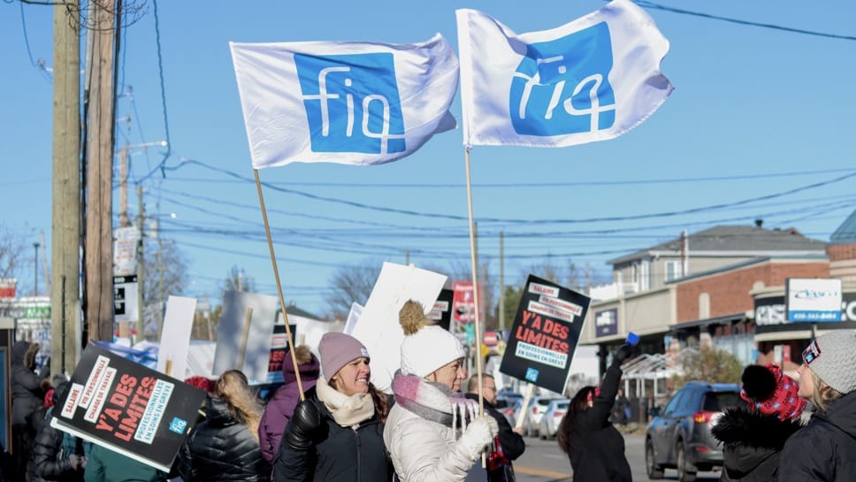 La FIQ en grève jusqu’au 14 décembre | Journal Accès